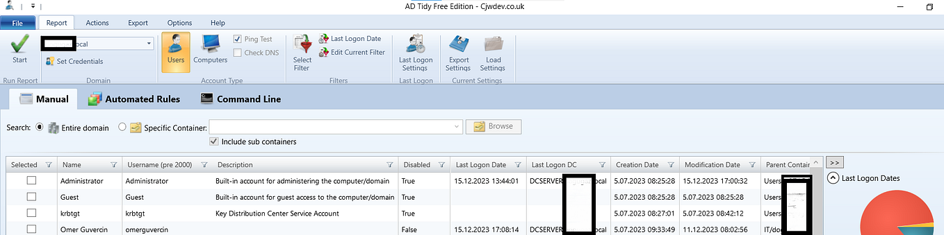 Active Directory Account Reset Tool (AD Bağlı Hesap Kontrolü) - Ömer ...