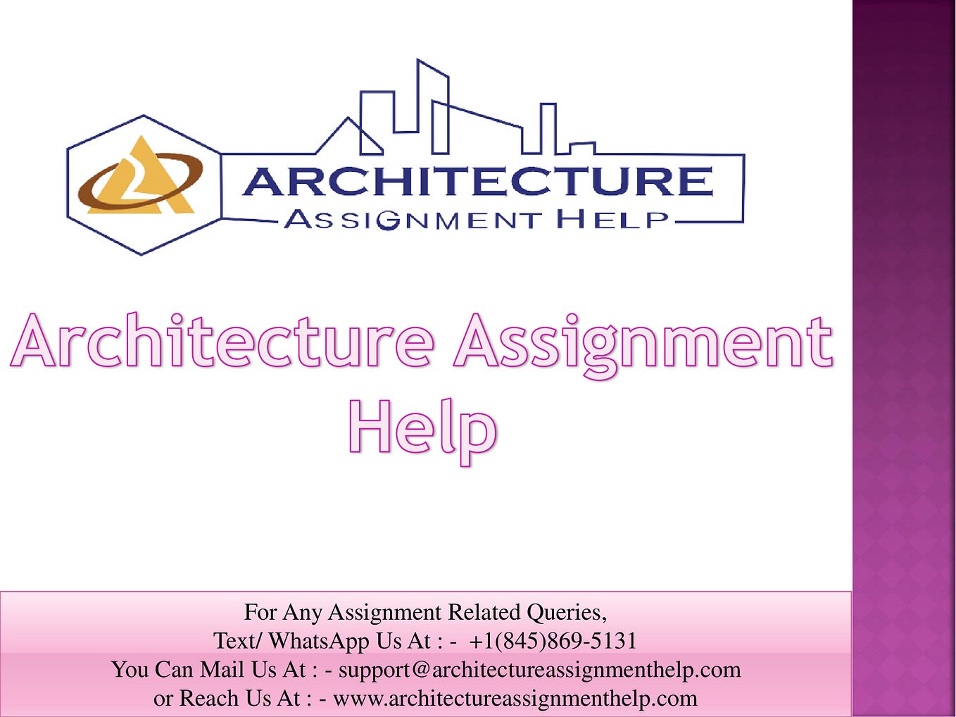 Success in Architecture: How architectureassignmenthelp.com Can Make a ...
