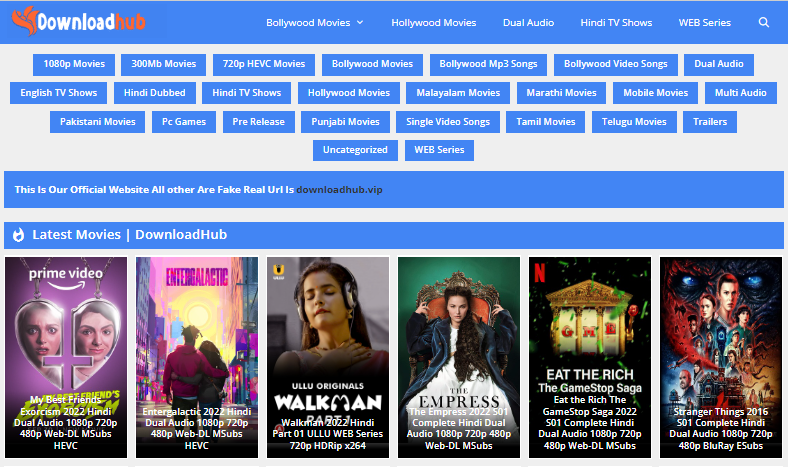 Hindilinks4u | illegal pirated Movies, Web Series Downloading Site | by ...