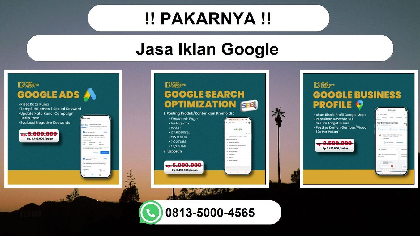 Jasa Iklan Google, Gresik WA 081350004565 Bergaransi - Jasa Iklan ...