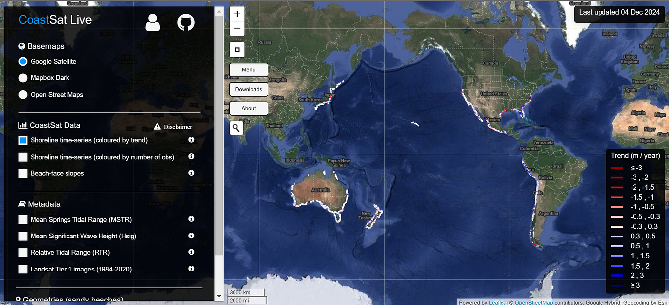 Mapping coastal change from space (Part 1) | by Kilian Vos | Medium
