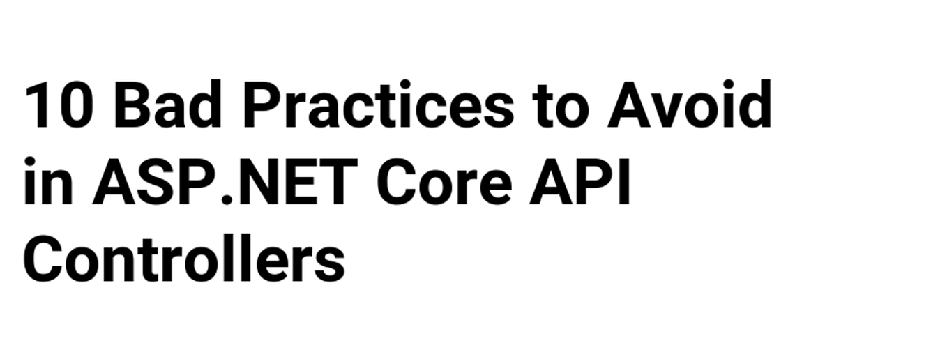 Exception Handling in .NET Core🚀 | by Dayanand Thombare | Medium