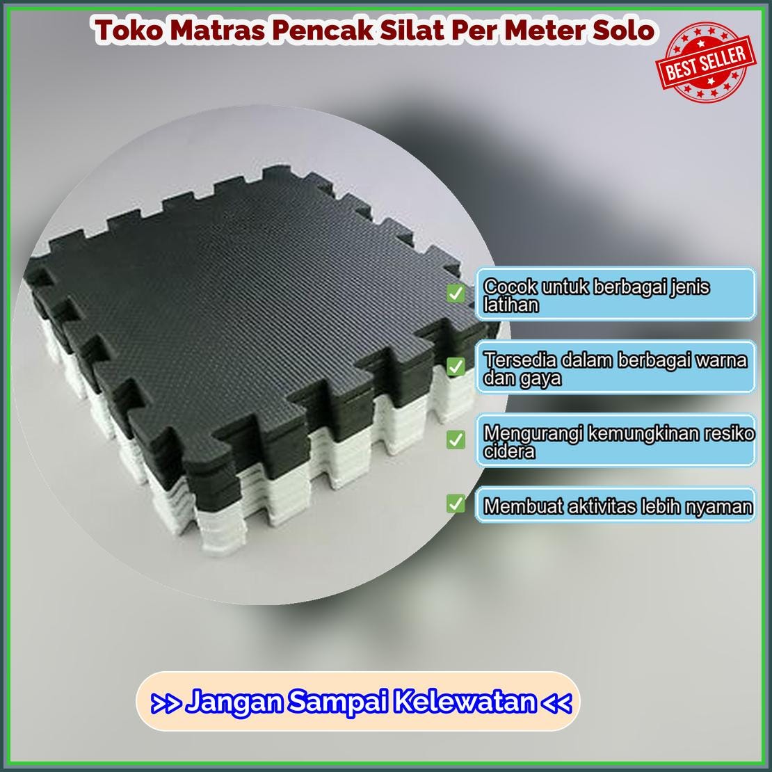 Pabrik Matras Silat Di Solo - Eva Mat Tebal - Medium