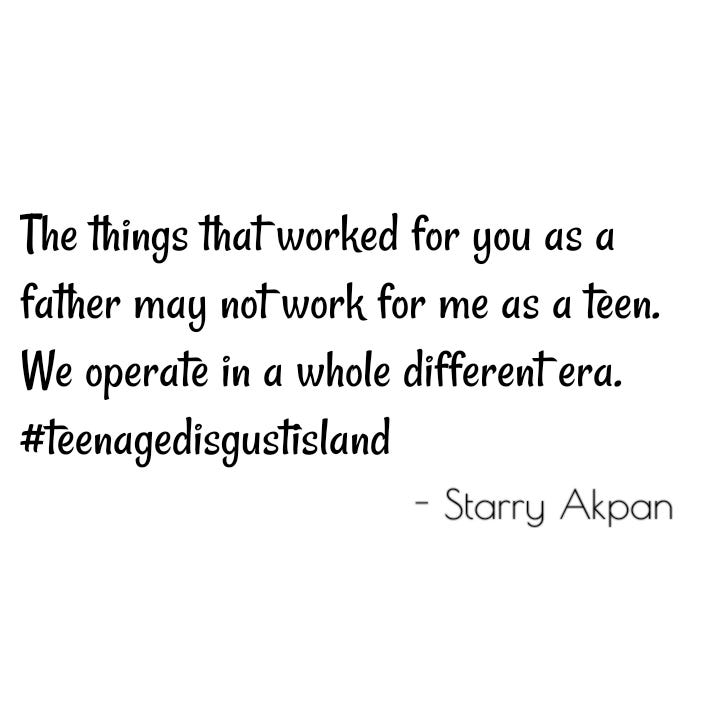 Teenage Disgust Island. What we cry about every now and then… | by Emanamfon Akpan | Medium