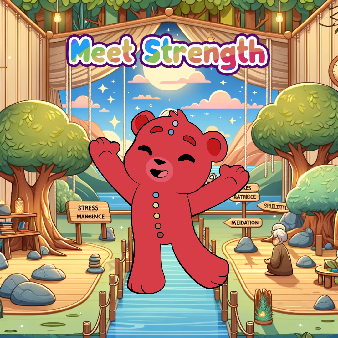 Meet the Magic Bear. The blue bear’s personality is a… | by Thegratitudebearofficial | Medium