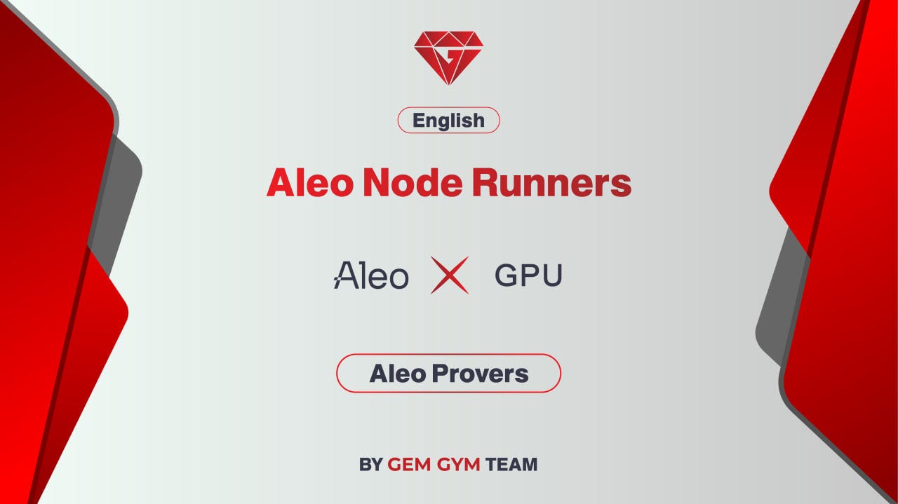 آموزش ران کردن نود aleo با سرورهای cpu | by Gem Gym | Jul, 2024 | Medium