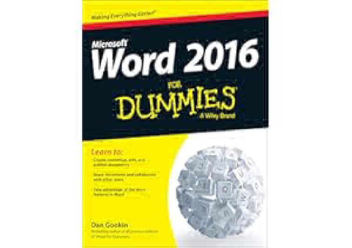 Download PDF Word 2013 For Dummies by Dan Gookin | by EffieDSneed | Jul, 2024 | Medium