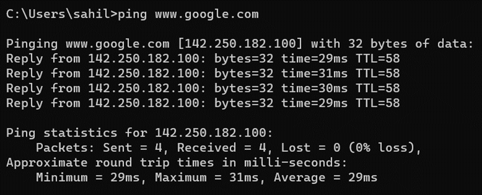 Working with basic windows Network Debugging commands - Sahil Angolkar - Medium