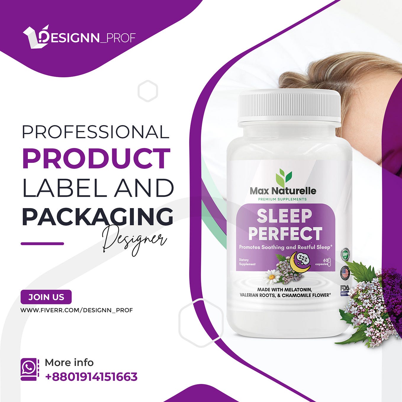 Product label design - product packaging design - Medium