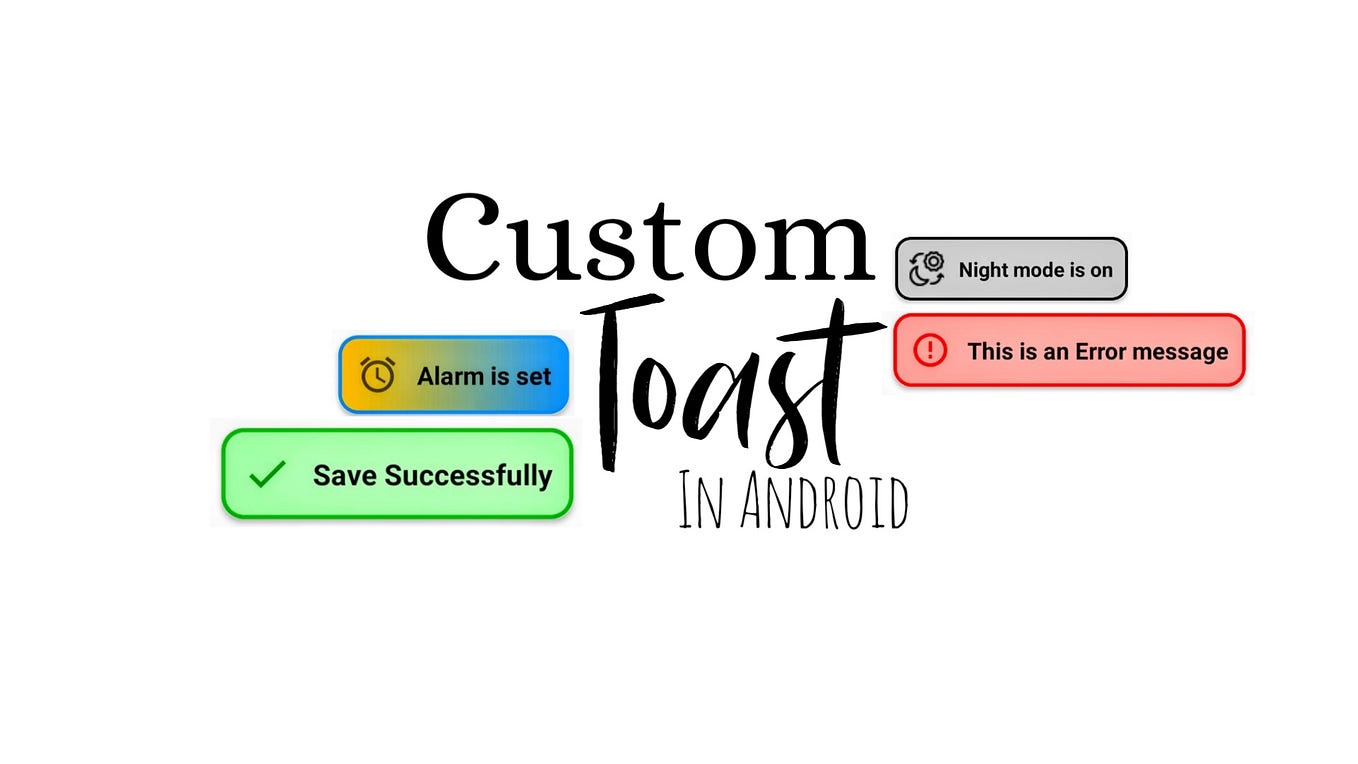 Toast In Android Using Binding | by Mitali | Jul, 2020 | Medium | Medium