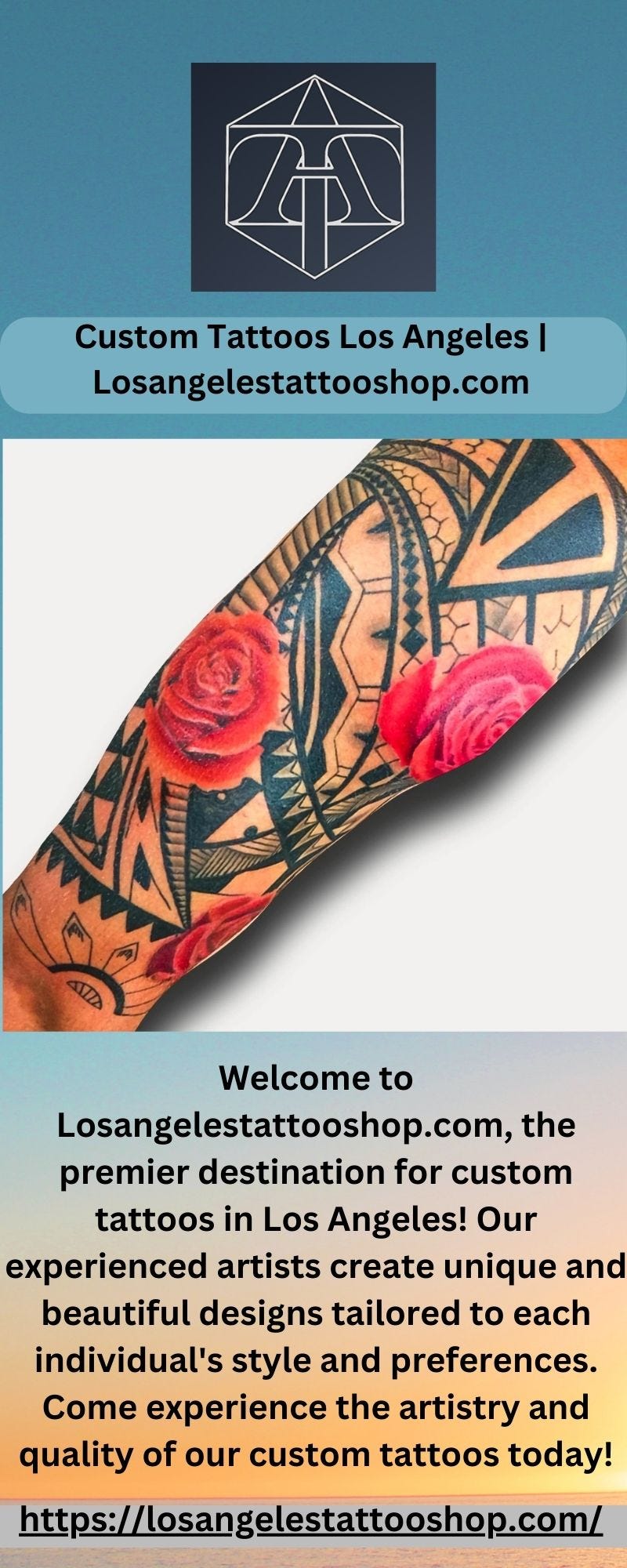 Los Angeles City Blackwork Tattoos | Losangelestattooshop.com - Los ...