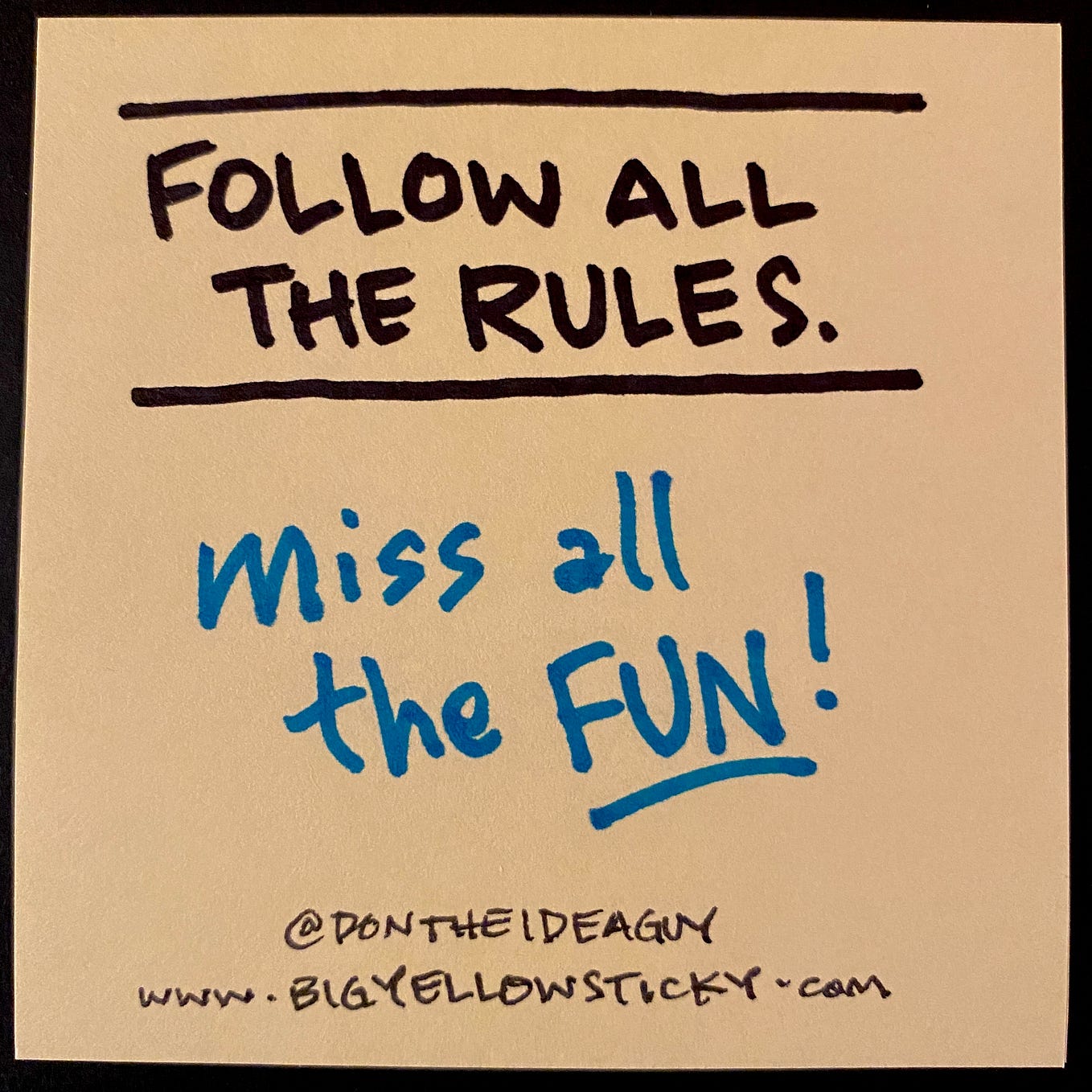 Amplifying your potential 🟨 Big Yellow Sticky | by Don The Idea Guy ...