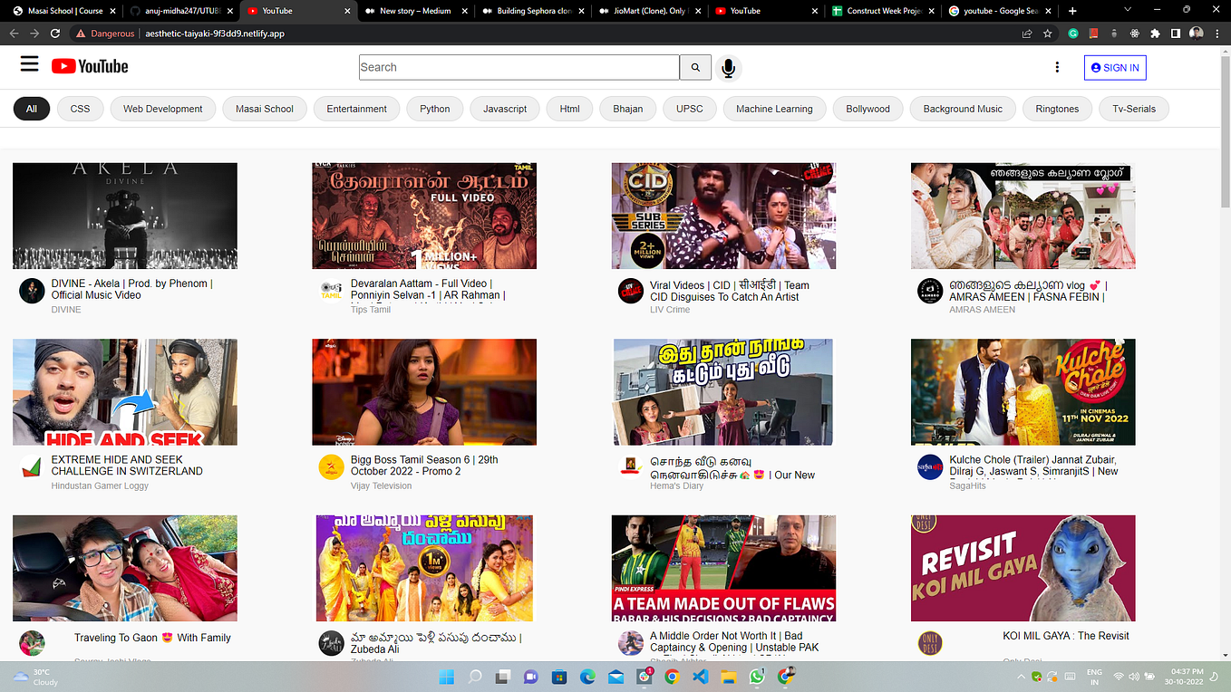 Firstcry react clone - Hari Prasanth - Medium