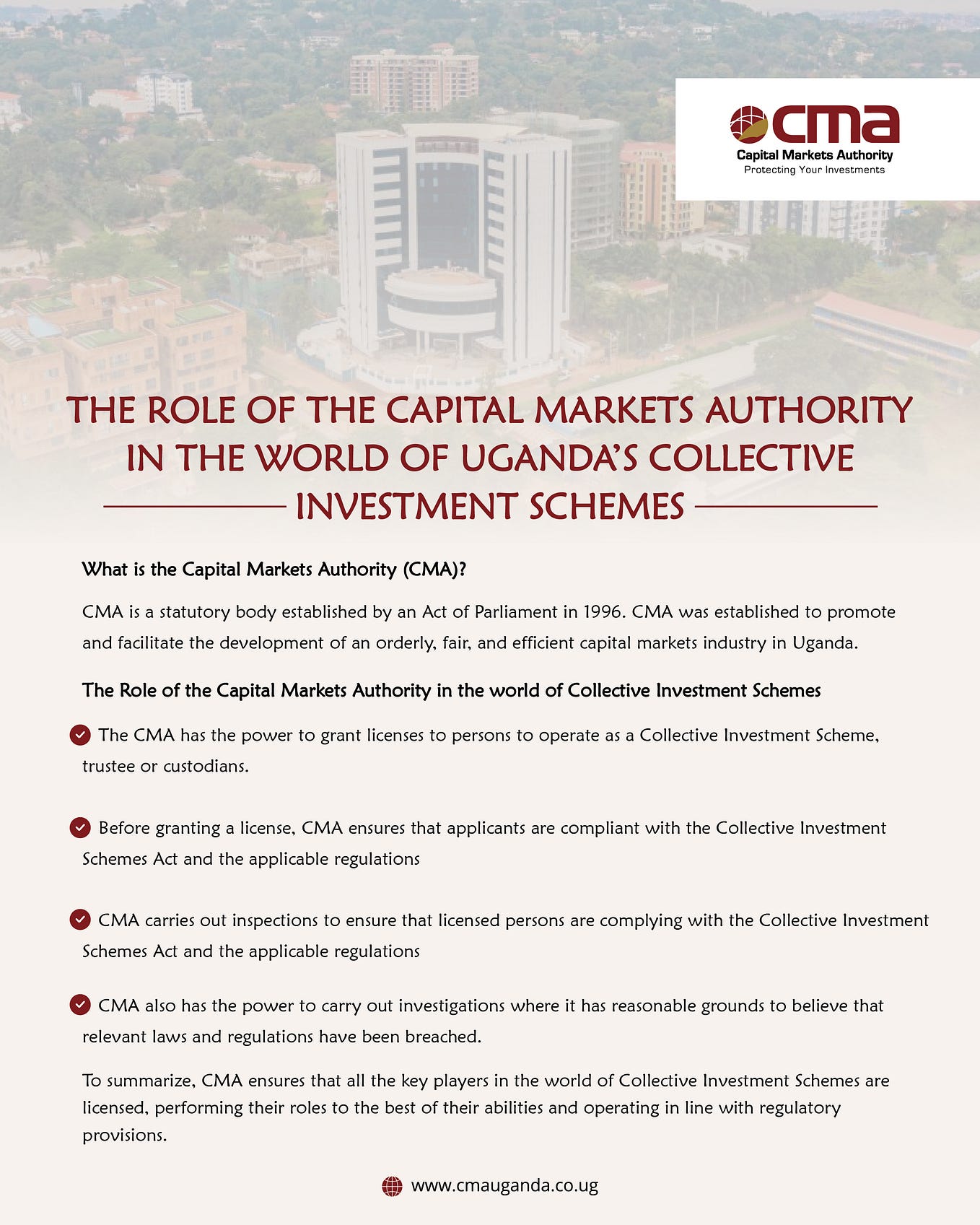 Key Players in the Capital Markets: Unit Trust Managers | by CMA Uganda ...