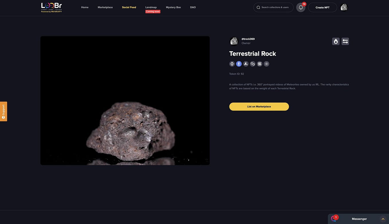 Terrestrial Rock Integrates Chainlink VRF To Help Power Meteorite ...