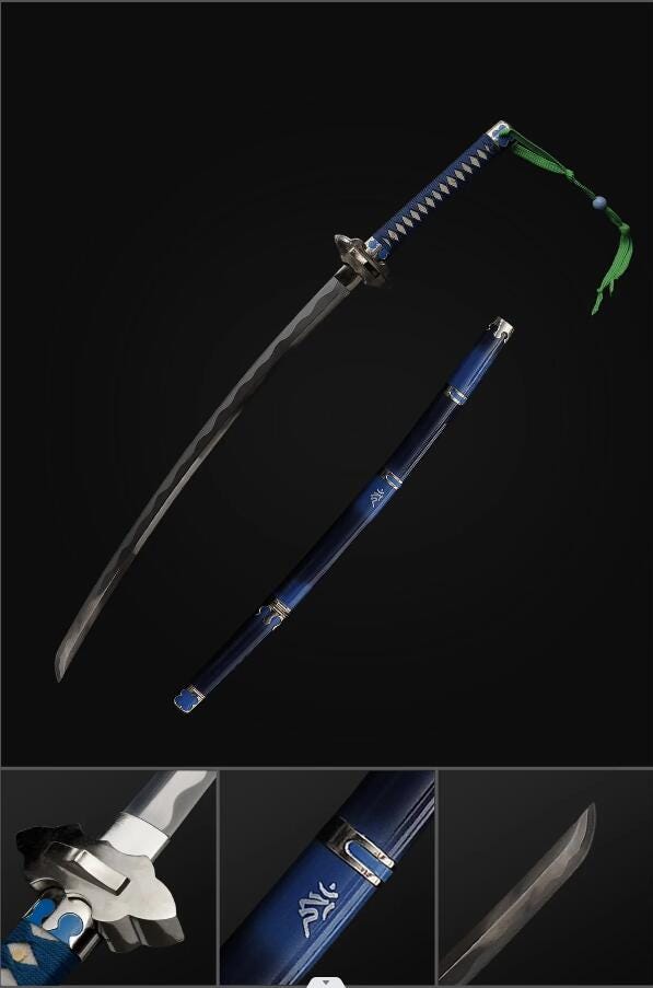 MOVIE & ANIME KATANA. Designed for the protagonists in… | by APLUS | Medium