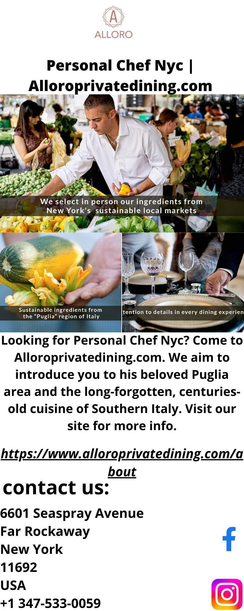 Private Chef Nyc | Alloroprivatedining.com - Alloro Private Culinary ...