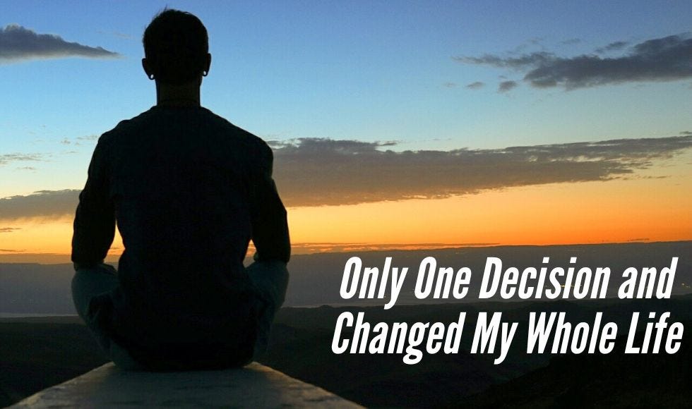 Decision that set me free. One decision set me free and reshaped… | by Dr. Shoaib | Oct, 2024 ...