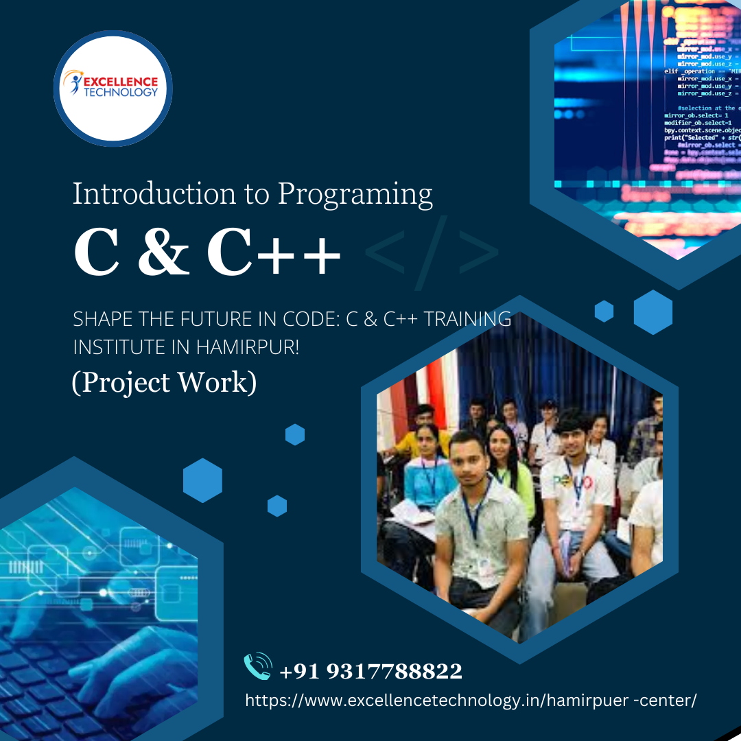 C & C++ institute in Hamirpur - Excellence Technology - Medium