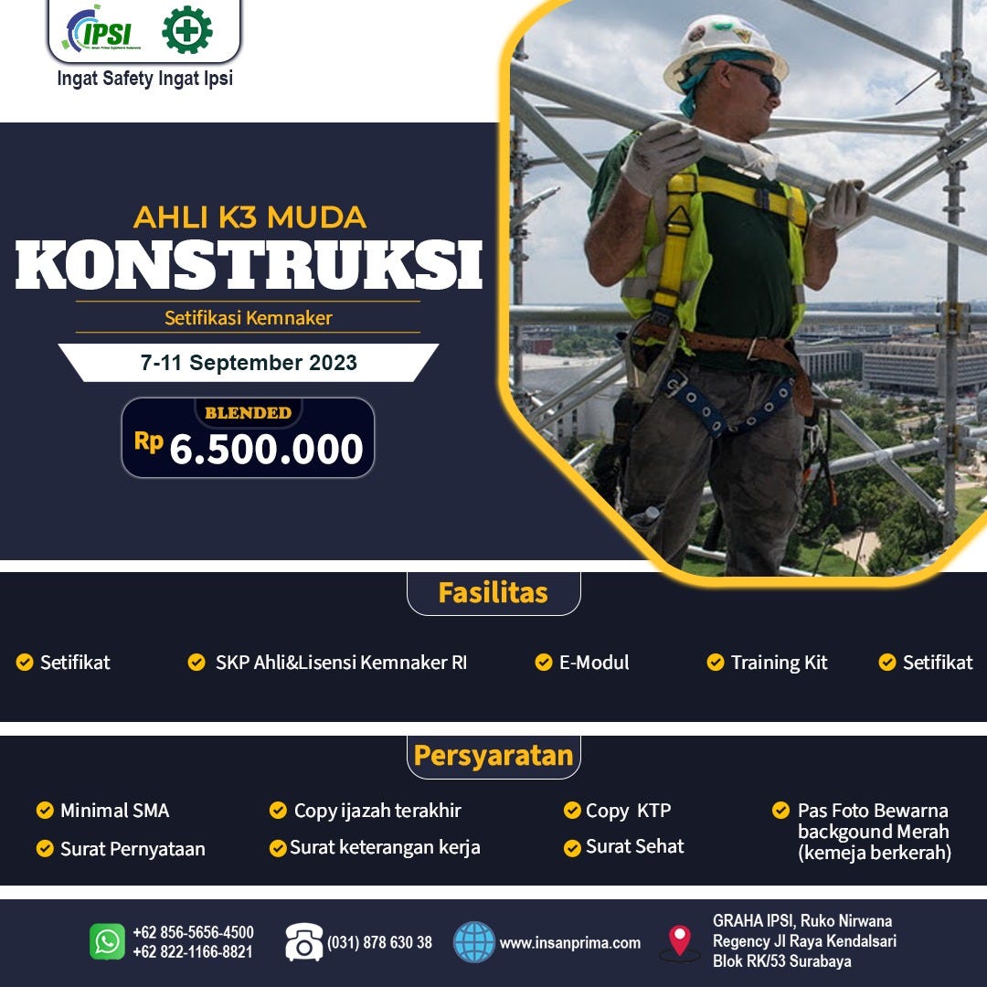 PELATIHAN AHLI K3 KIMIA TERAMANAH, WA (0856-5656-4500), PELATIHAN AHLI K3 KIMIA Klik https://wa ...