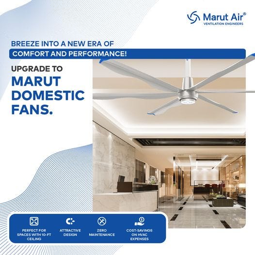 Exhaust Fan — The Perfect Ventilating Solution! - Marut Air | HVLS Fans ...