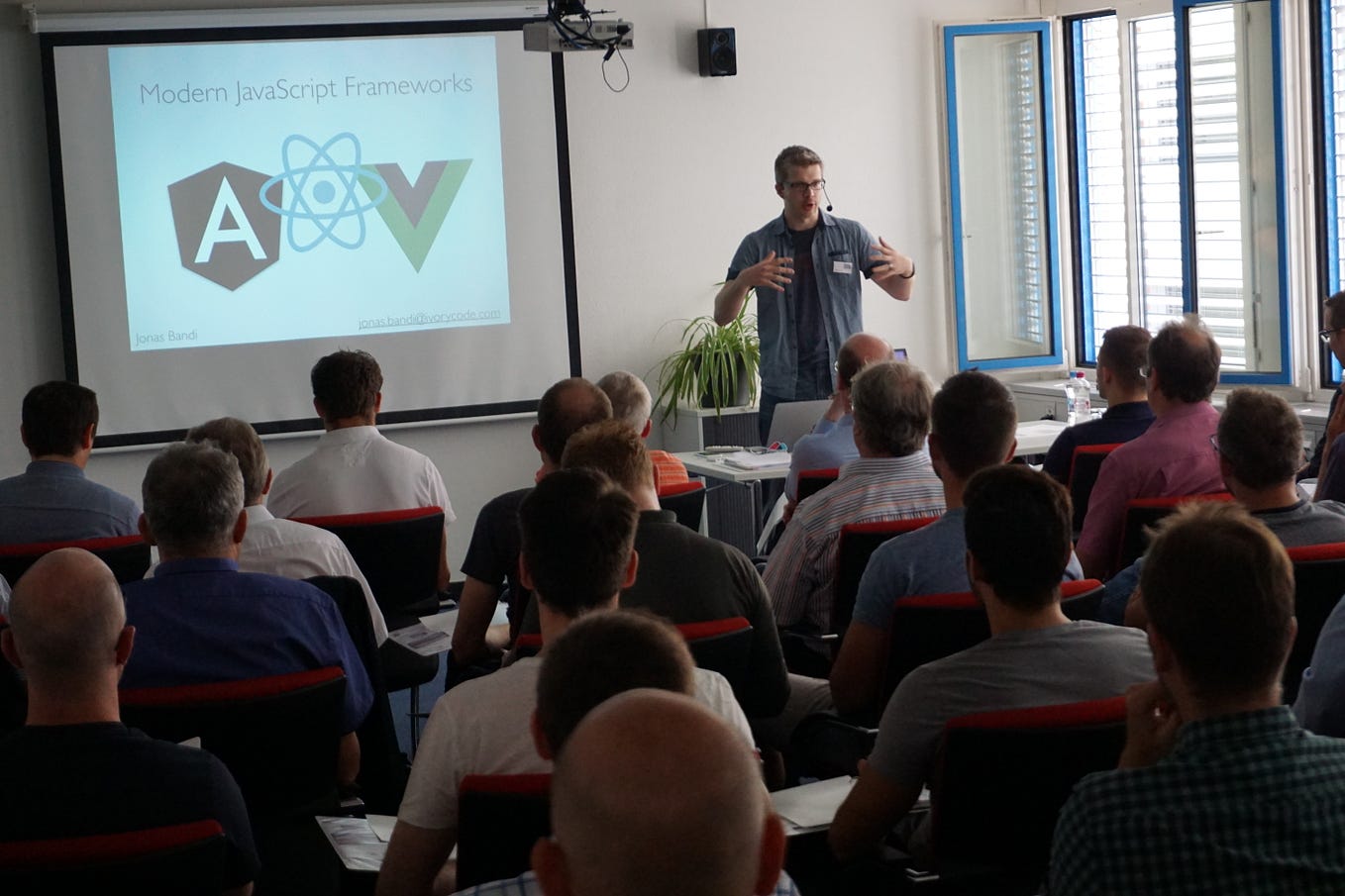 Angular Vs React Popularity A Year Ago I Wrote Angular Vs React By Jonas Bandi Reality Loop