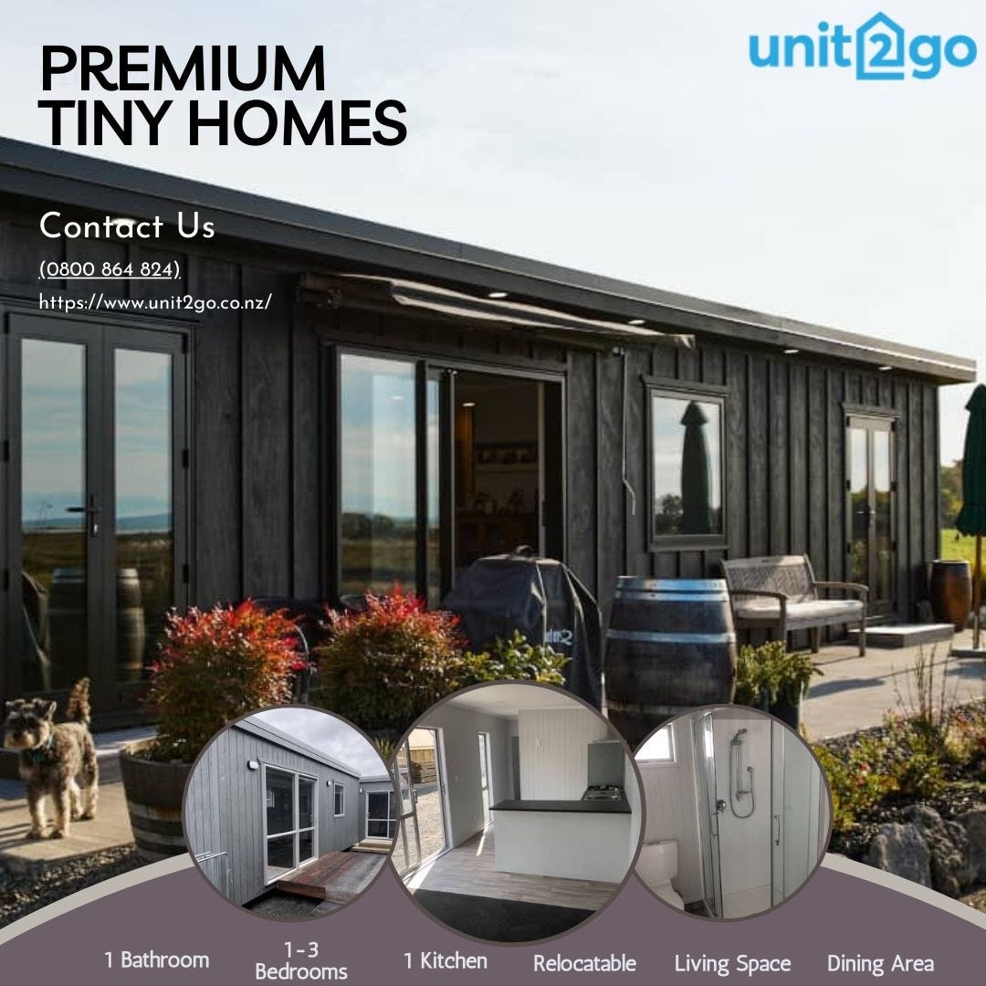 Living Large in a Tiny Home: The Benefits of Tiny Homes in New Zealand | by Unit2go | Aug, 2024 ...