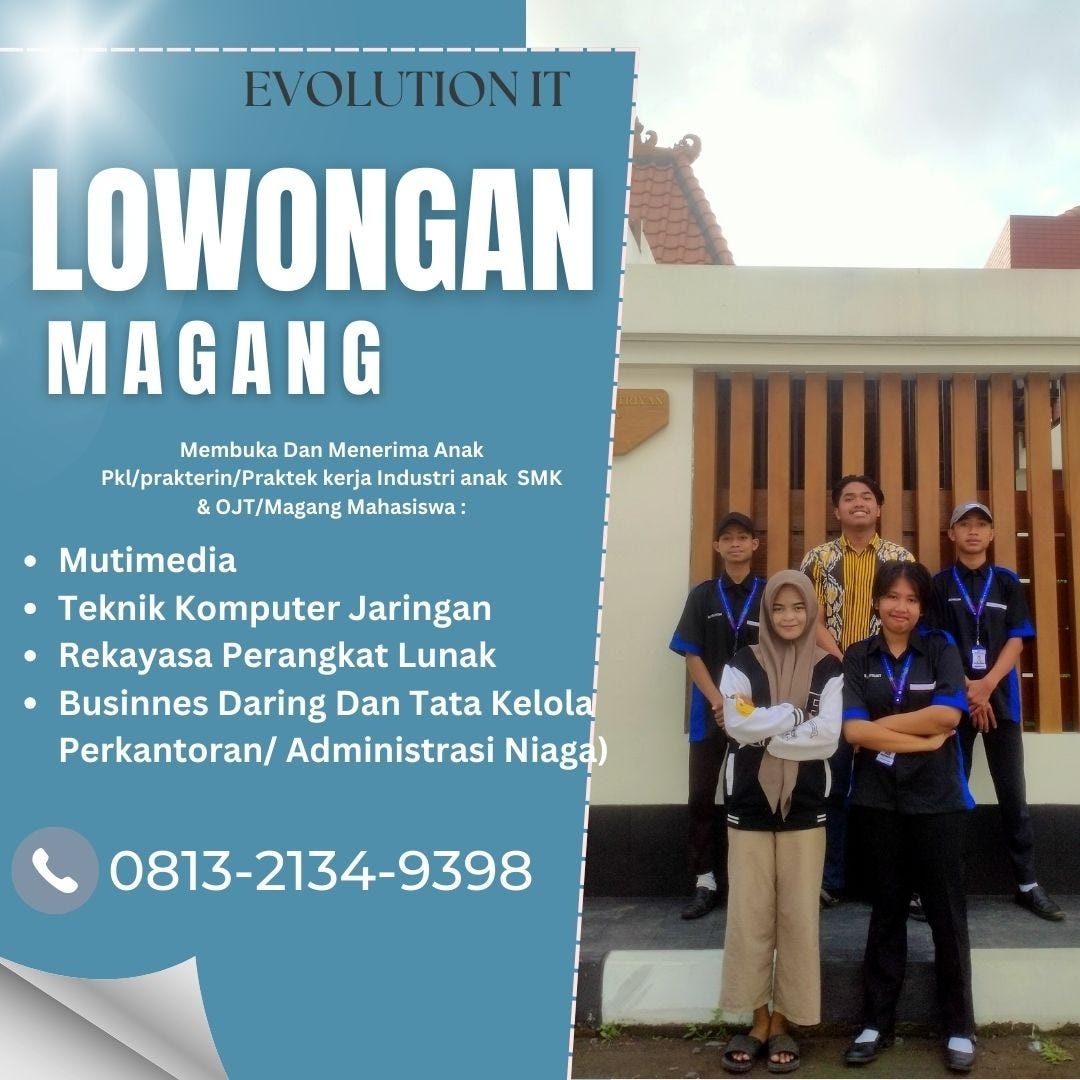 JASA MAGANG, Call 081321349398, Tempat Magang Jogja Evolution IT ...