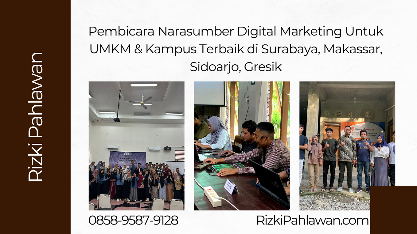 0858–9587–9128 Pemateri Narasumber Pemasaran Online Sidoarjo STIT Maskumambang | by Konsultan ...