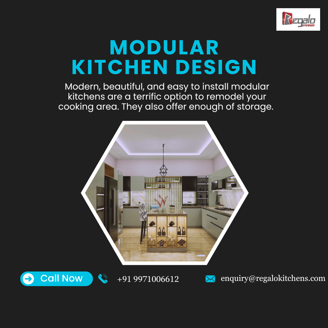 Modular Kitchen Design With Premium Materials | by Regalo kitchens | Medium
