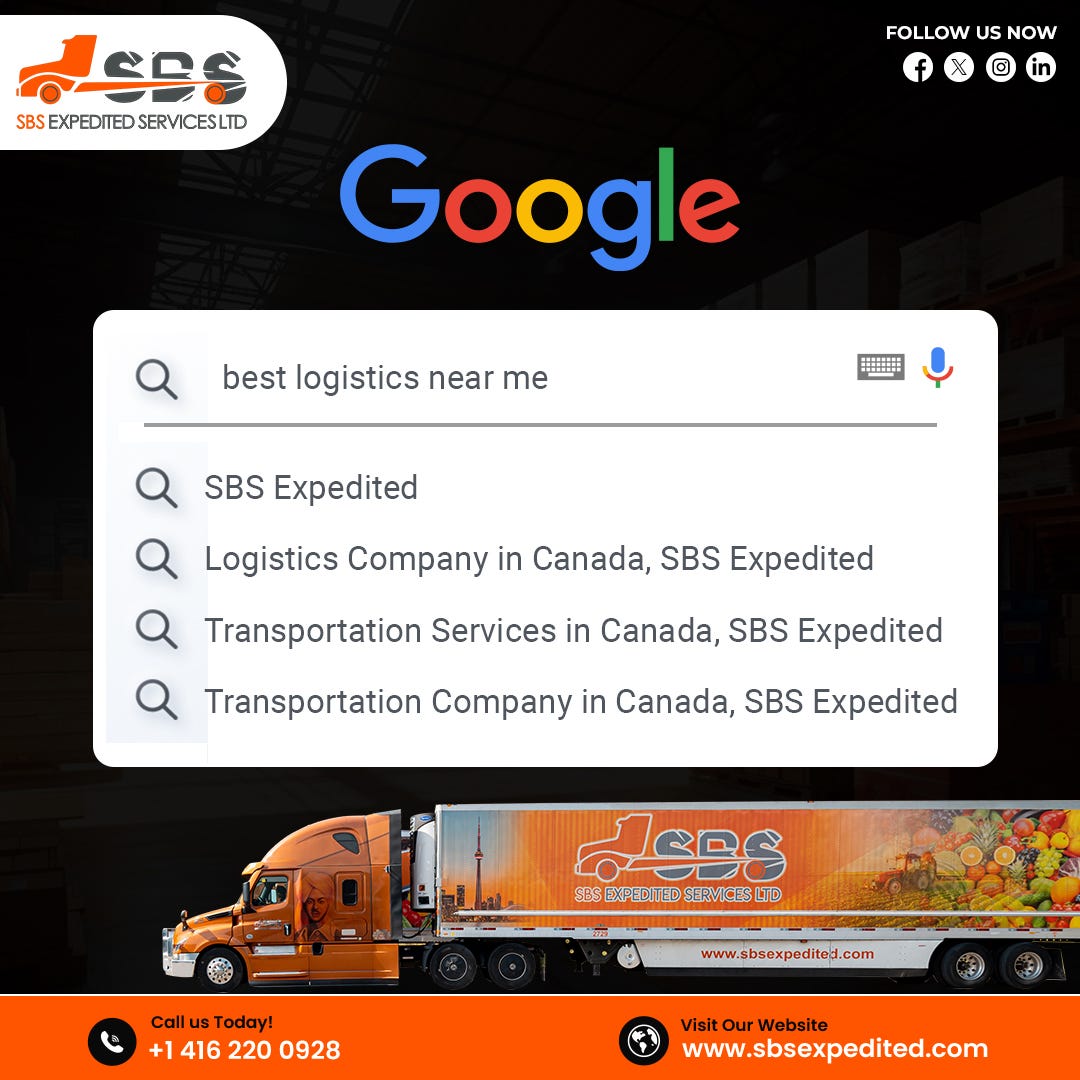 Streamlined Logistics Excellence: SBS Expedited — Your Trusted ...