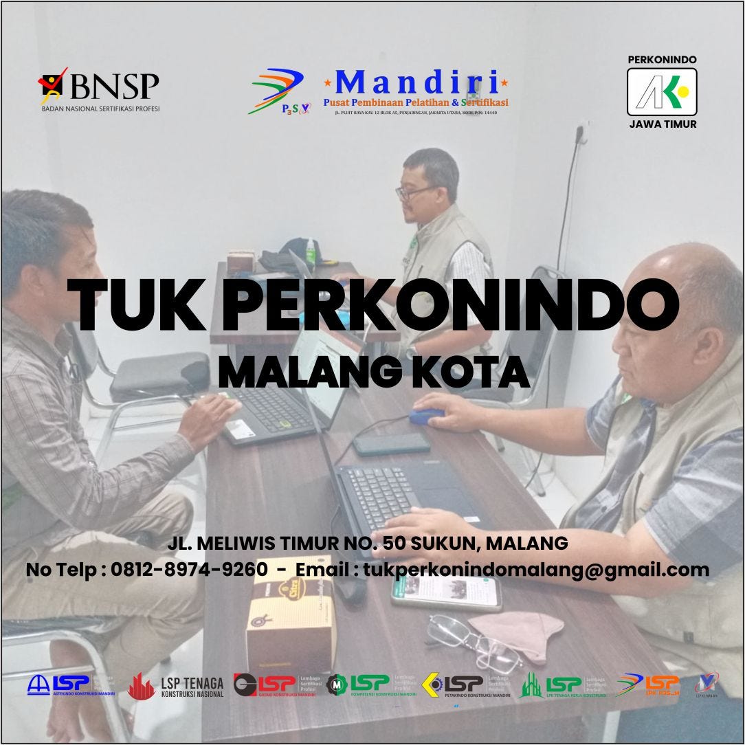 0812 8974 9260, Jasa Pengurusan SKK Kontruksi Di Malang | TUK ...