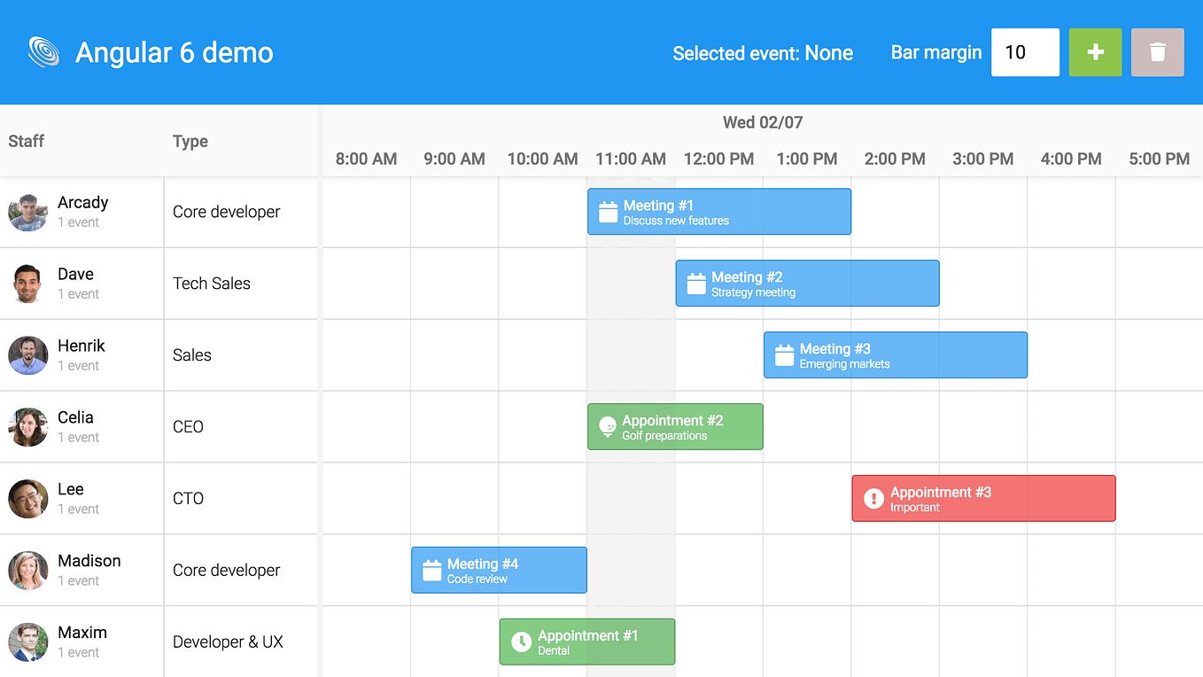 Creating a Gantt chart with React using Next.js | by Saki | Bryntum ...
