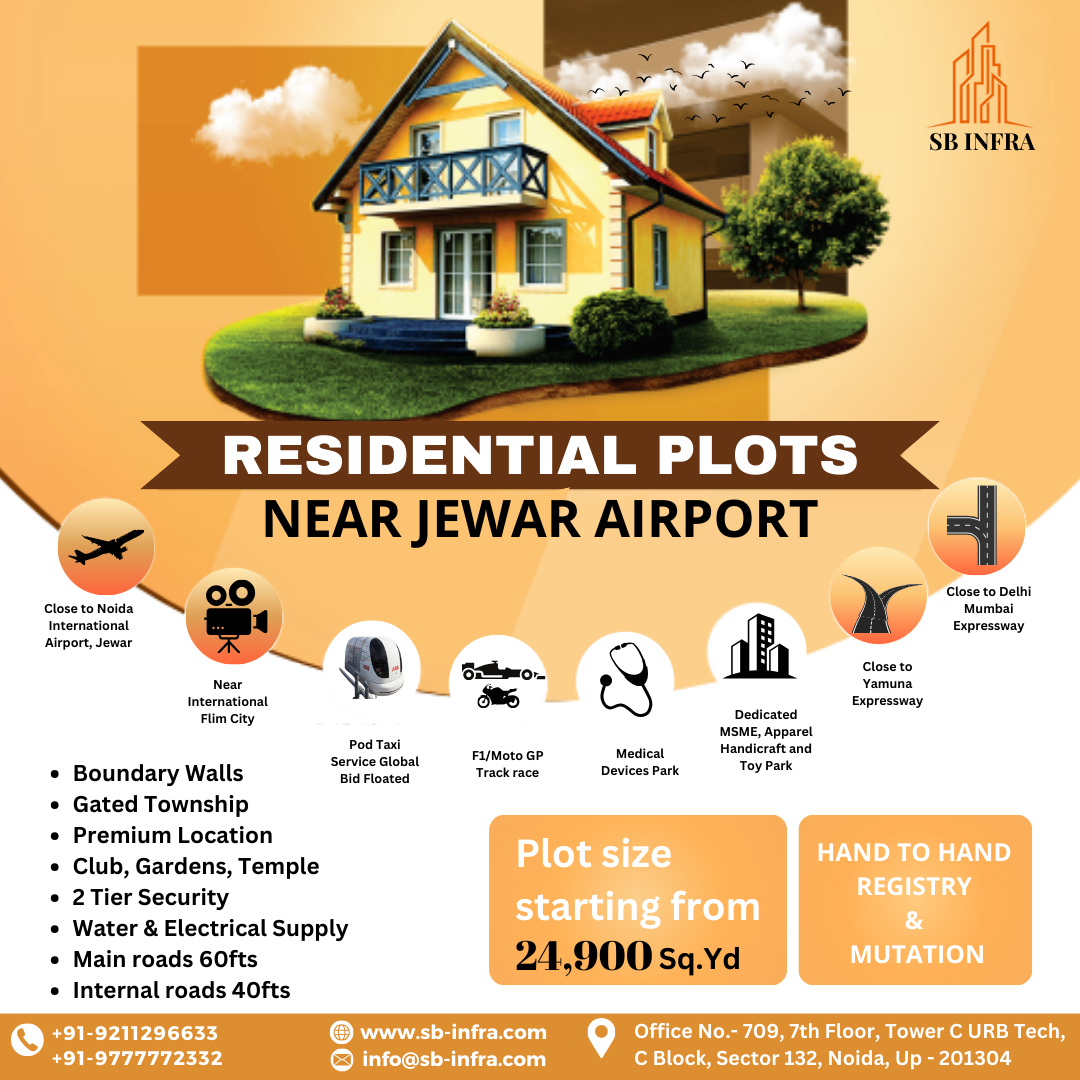 Residential plots near jewar Airport Land Opportunities Close to Jewar ...