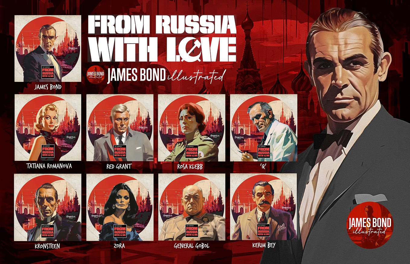 ORIGINAL JAMES BOND ARTWORK TO KILL FOR | by Artsi Team | Medium