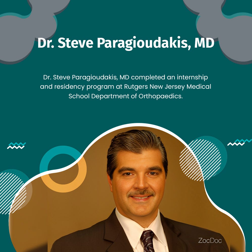 To know more click these link below: - Dr. Steve Paragioudakis, MD - Medium