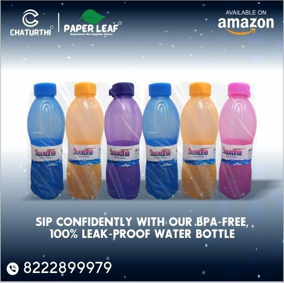 Pink Water Bottle Combo Pack | Plastic Water Bottle 1 Litre for Home ...