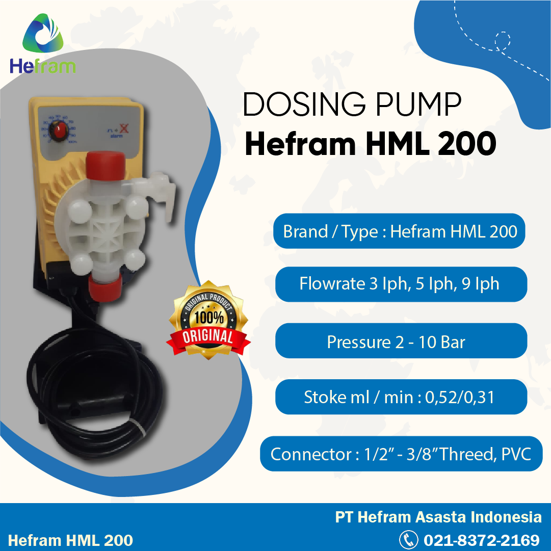 Dosing Pump Connector — Hefram HML 200 | by Tinahefram | Medium