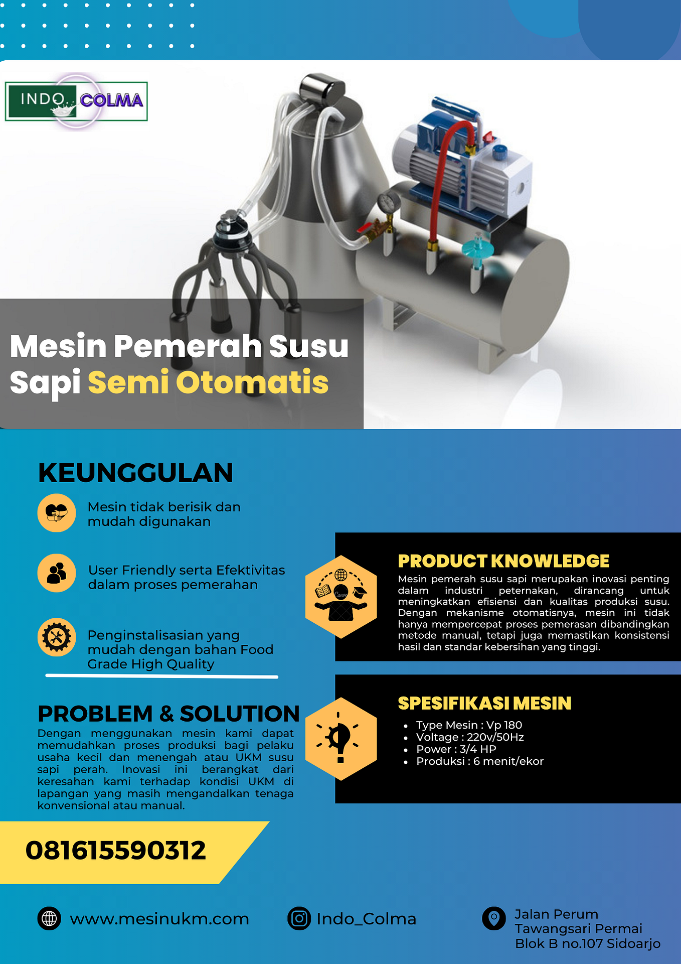 Faktor yang mempengaruhi Kualitas Susu Sapi | by Indo_Colma | Mesin ...