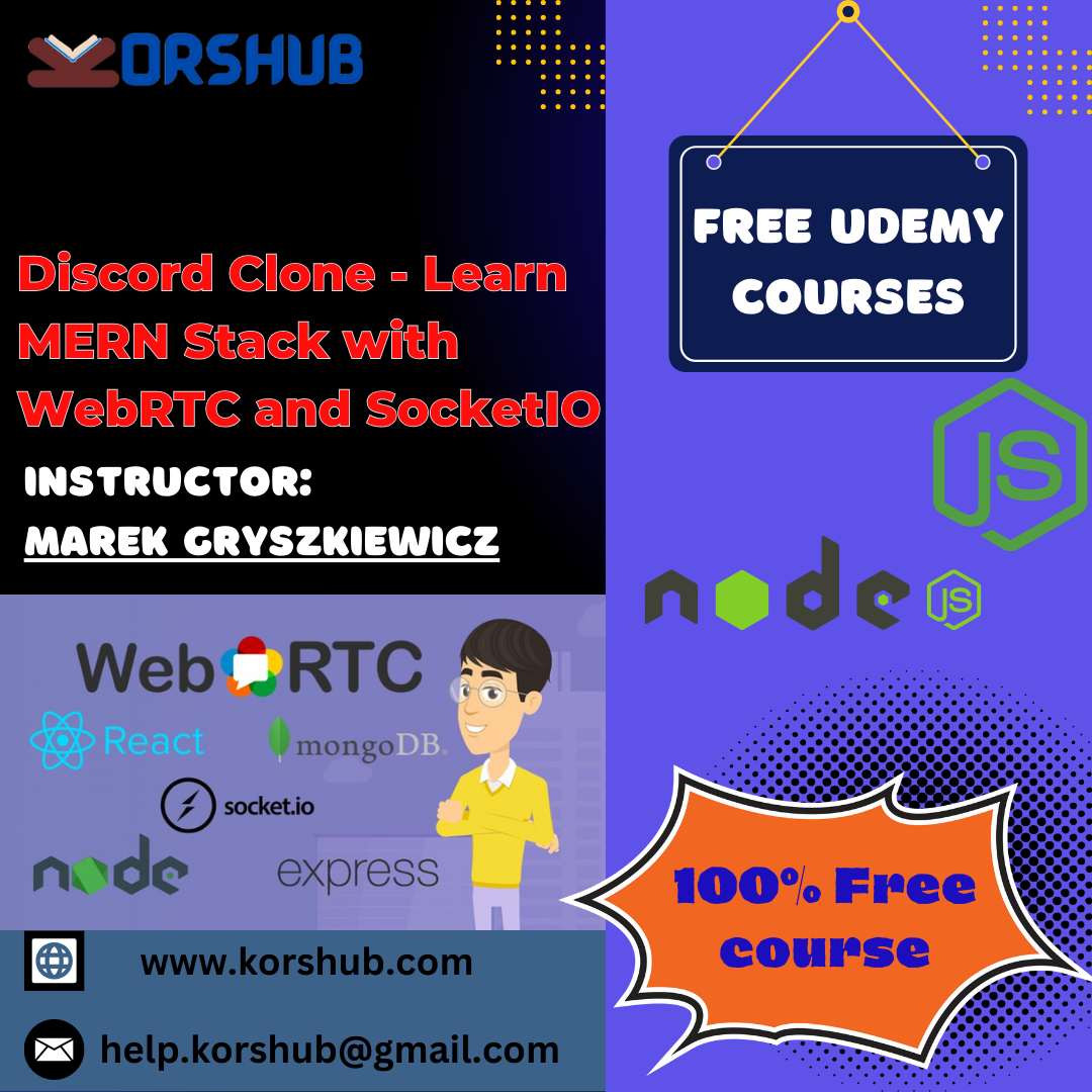 Discord Clone — Learn MERN Stack with WebRTC and SocketIO | by Korshub Marketing | Medium