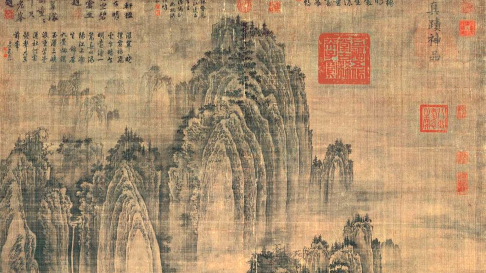 Art Stories: Farewell by the Jing River, Art of Shen Zhou, 15th Century ...