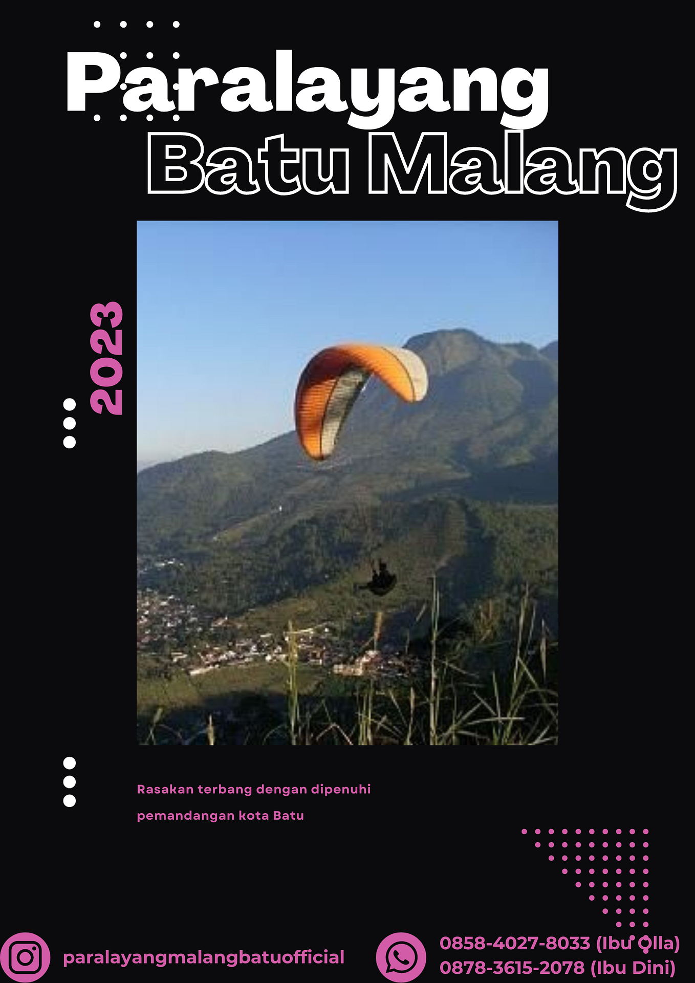 WISATA FAVORIT DI BATU MALANG | PARALAYANG BATU MALANG 0858–5549–4440 ...