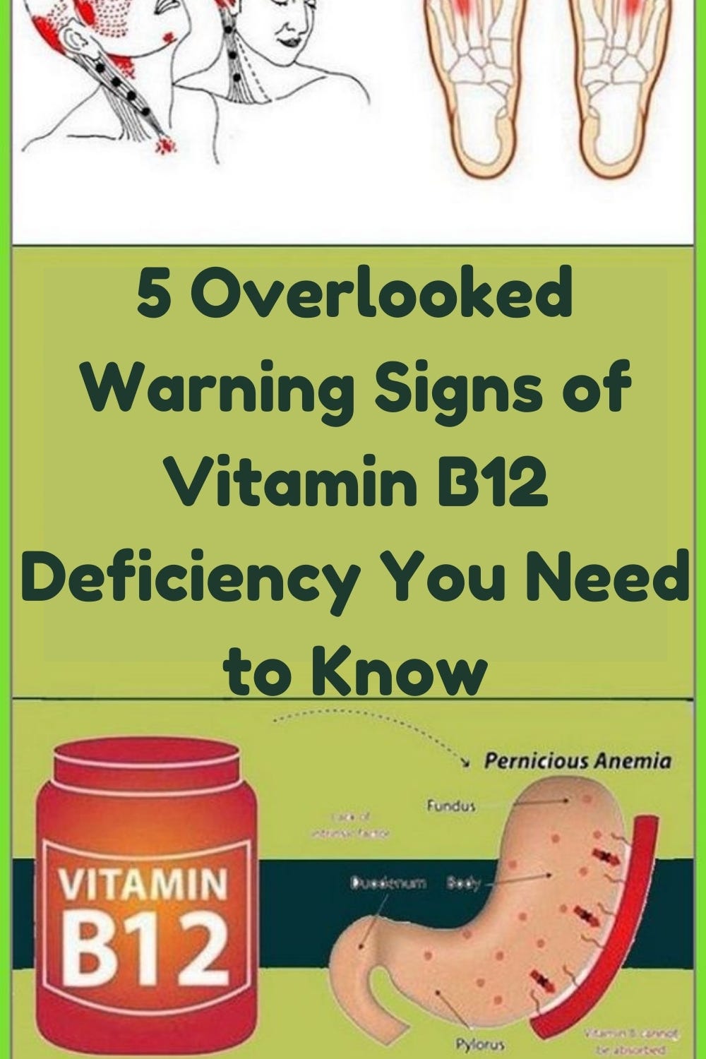 5 Warning Signs Of Vitamin B12 Deficiency You Should Never Ignore