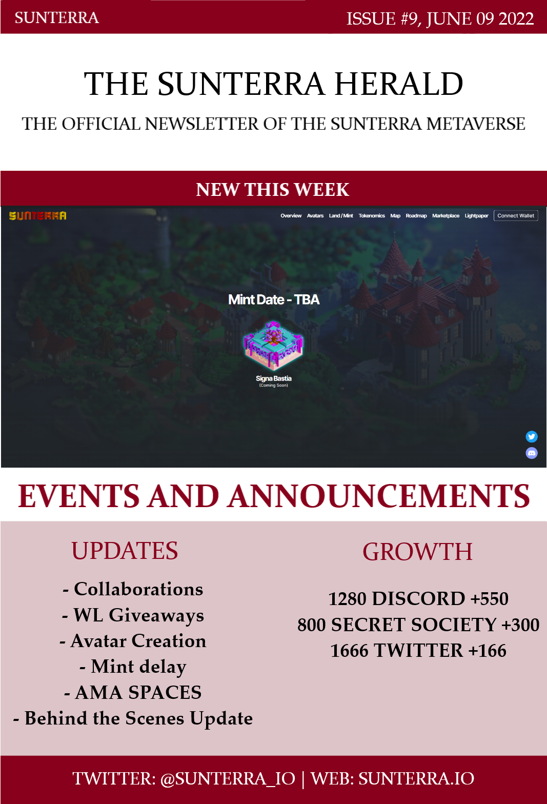 THE SUNTERRA HERALD. THE OFFICIAL WEEKLY NEWSLETTER FOR THE… | by ...