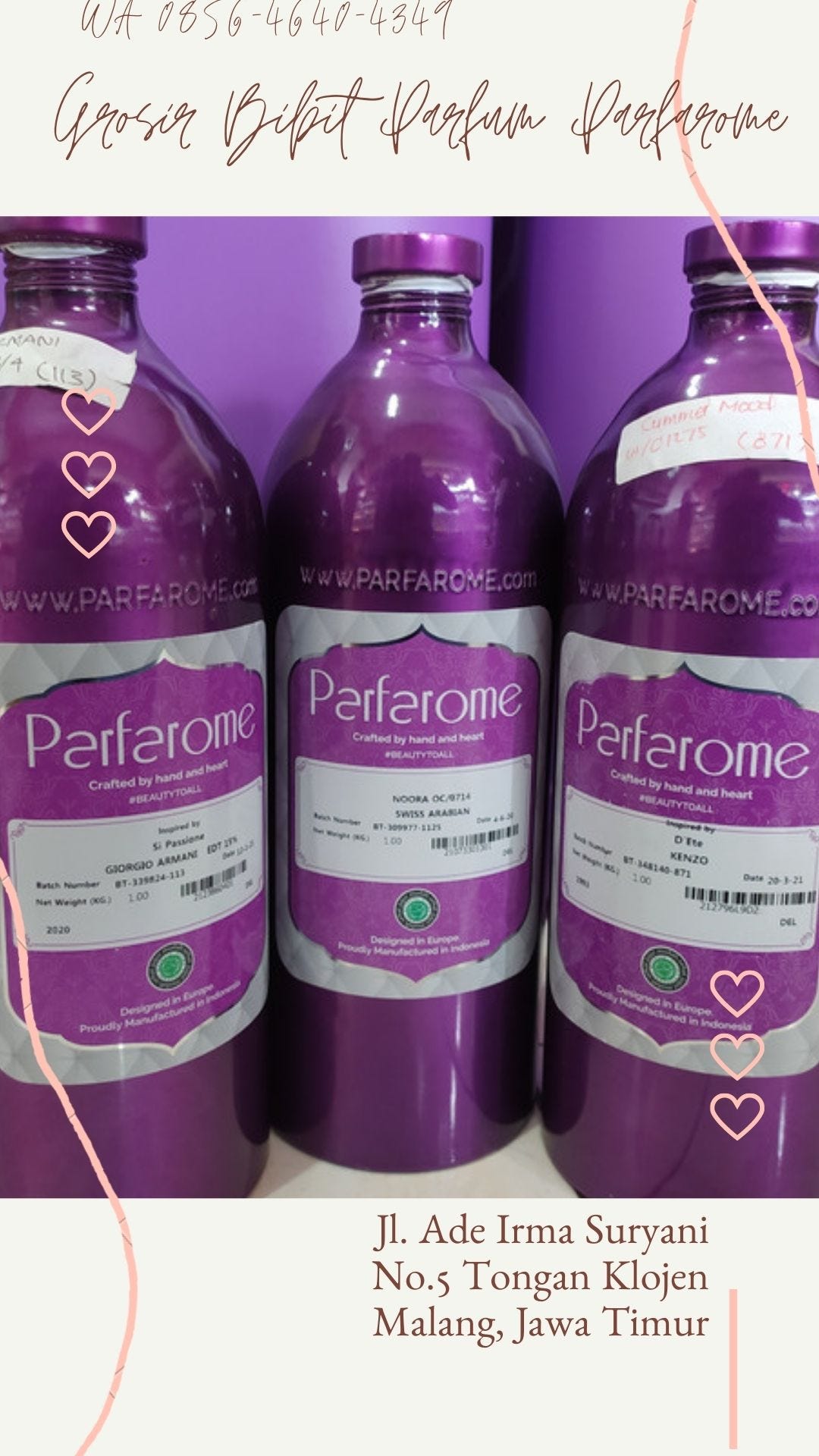 WA 0822–3691–0007 Grosir Bibit Parfum Parfarome BENER MERIAH - GROSIR ...