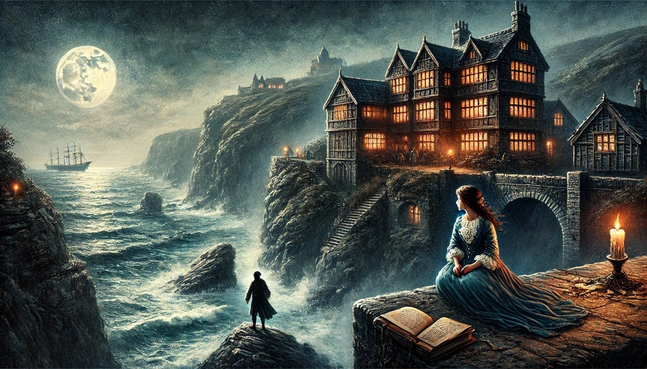 The Midnight Train: It become a cold, moonless night within the quiet ...