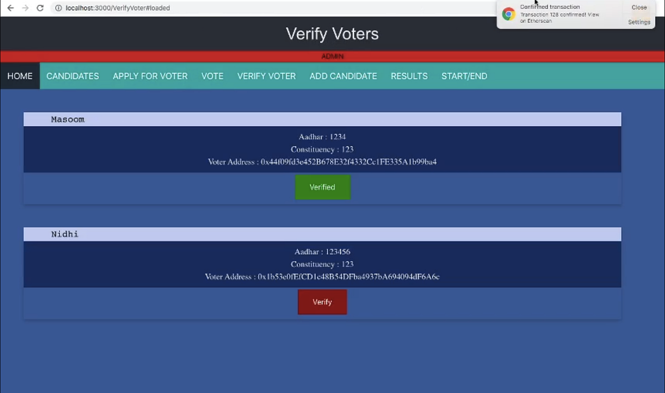 Blockchain Concepts: Build a Voting DAPP using Truffle, React, Ganache-CLI, Solidity (Part 2 ...