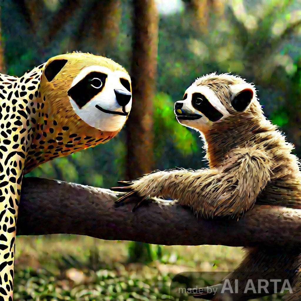 The Falcon and the Sloth. Speed and Serenity | by KourtneyNicoleWrites ...