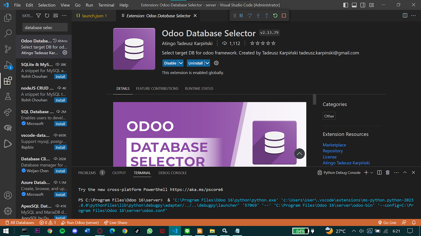 Aktivasi Developer Mode & Installasi Modul pada Odoo 16 [SOL] | by Said Abdurrahman | Medium