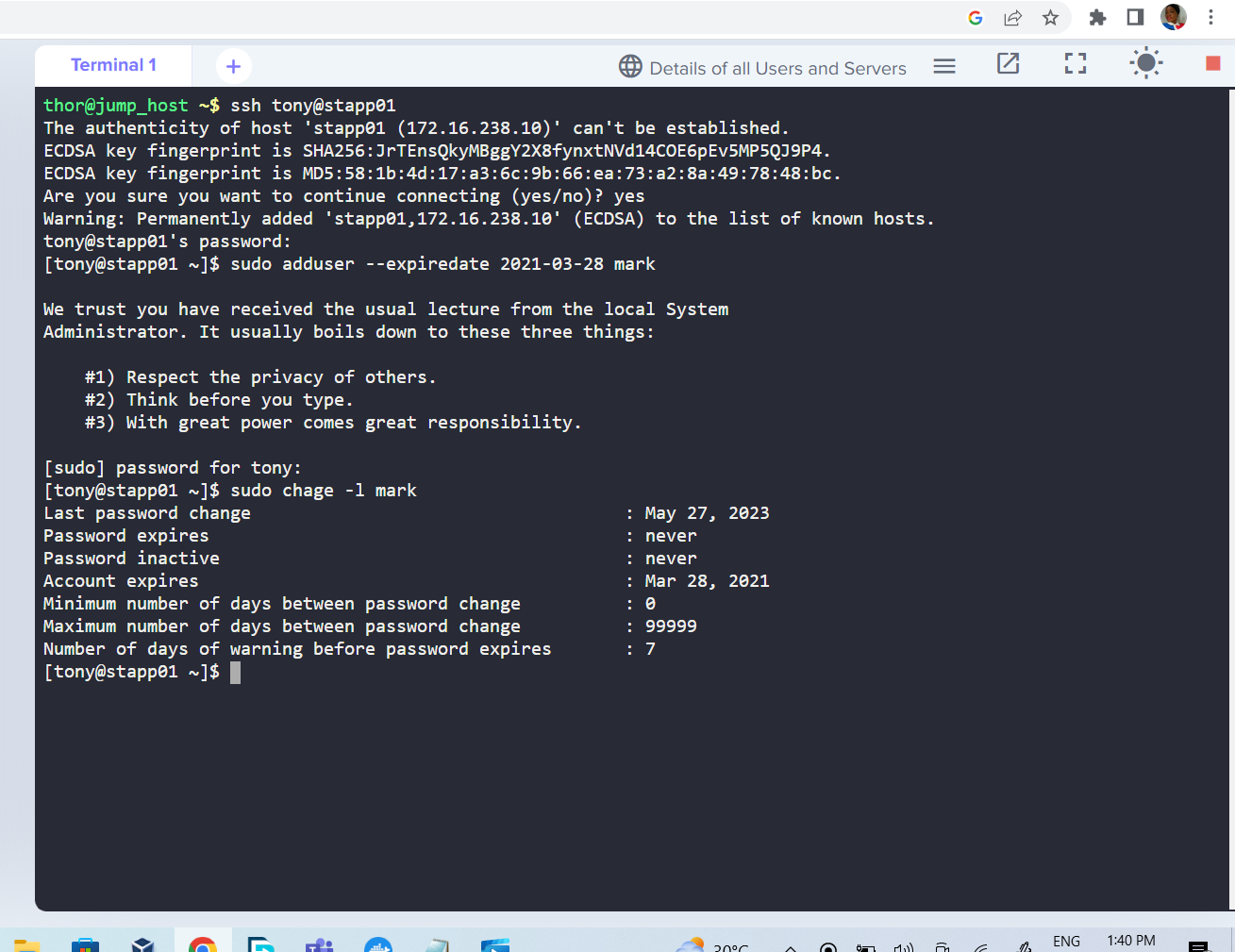 Kodekloud challenge — Task 8 — Linux SSH Authentication | by Koiki Shakirat | Medium